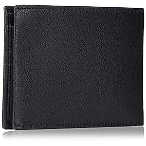 TUMI Nassau Global Removable Passcase Wallet with RFID Lock for Men - With 2 Cash Sleeves and 8 Card Pockets - Black Texture