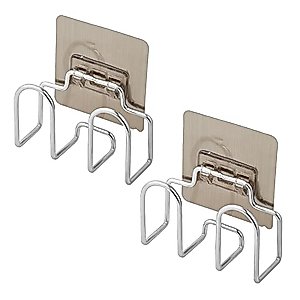 WNPXQNT 2 Pcs Wall Mounted Pot Lid Holder, Stainless Steel Cutting Board Holder, Pot Lid Rack Rest Stand, Lid Organizer Pot Hangers for Kitchen,Bathroom, Cabinets
