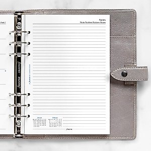 Filofax A5 week on one page with notes 2024 diary
