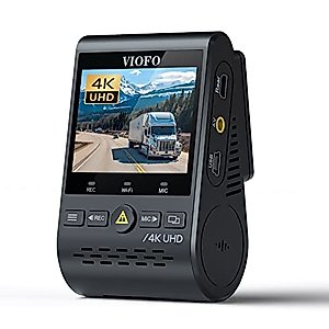 VIOFO A129 Pro 4K Dash Cam 3840x2160P Ultra HD 4K Dash Camera Sony 8MP Sensor GPS Wi-Fi, Front Camera only, Buffered Parking Mode, G-Sensor, Motion Detection, WDR, Loop Recording