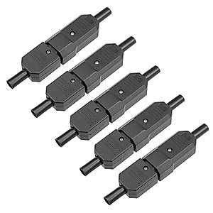uxcell IEC320 C14 Power Socket C13 Adapter Connector 10A 3Terminals Panel Mount 5 Pairs