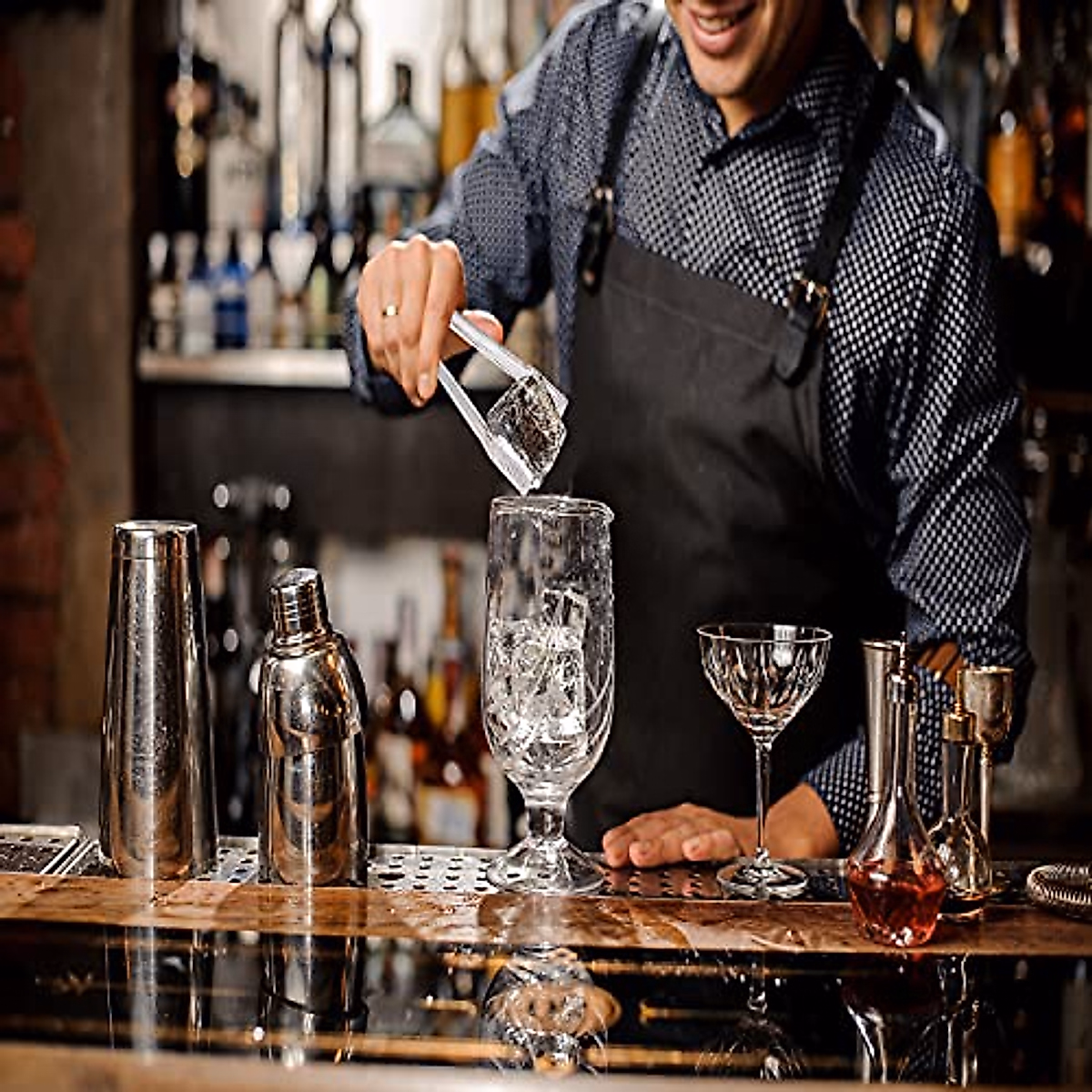 8 Pcs Plastic Buffet Serving Tongs, Clear Kitchen Tongs 6.3 Inch Small Ice Tongs for Tea and Coffee Party Catering Appetizers Salad Desserts Sandwich