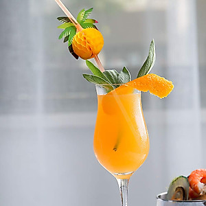 24PCS 3D Hawaii Drinking Straws Honeycomb Tropical Hawaiian Beach Theme Disposable Drinking Straws Fruit Straws Tropical for Summer Beach Pool Luau Parties Bars Restaurants Kitchen and more