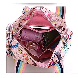 Fang Shan Women Doll Waterproof Nylon Handbag Ladies Bag One Shoulder Cross-body Bags Handbags Mom