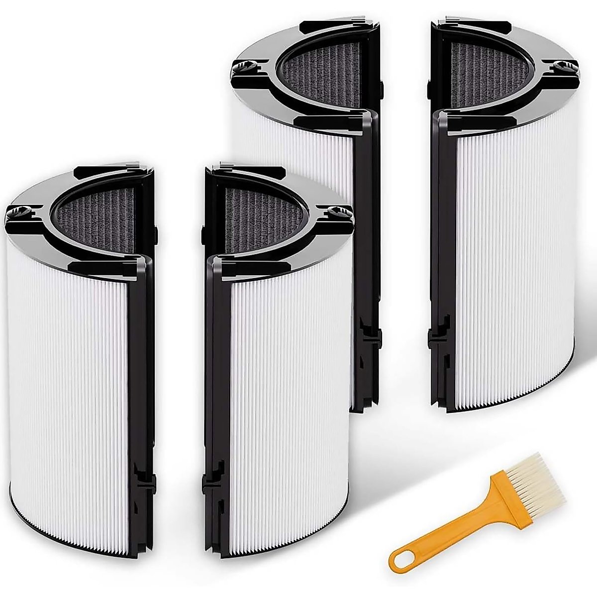 FLTARESA HEPA Replacement Filter for Dyson Air Purifier TP10 TP7A TP06 TP07 HP07 HP06 TP09 HP09 HP10 PH01 PH02 Pure Cool Hot Humidify Fan Filter, 2-in-1 360° Combi Glass HEPA Carbon Filter - 2 PACK