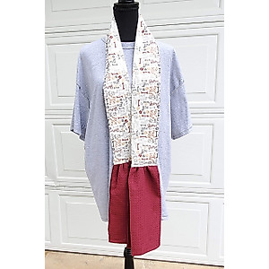 Dog Lover Neck Towel, Kitchen Boa, Neck Apron, Kitchen Neck Scarf, Kitchen Scarf, Baker’s Boa, Chef’s Towel, Cooking Towel, Grilling Towel, Gifts under $25, Ships Same/Next Day!