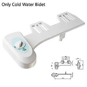 Bidet Toilet Attachment Wash Toilet Seat Flush for Washing Stain Remover Spray Carpet Spot Sprays (3/8)