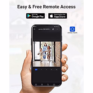 ANNKE H500 16CH PoE Home Security Camera System, 16 x Wired 3K Outdoor IP Cameras with Clear Night Vision, H.265+ 4K/8MP NVR Surveillance System NO HDD, for 7/24 Recording