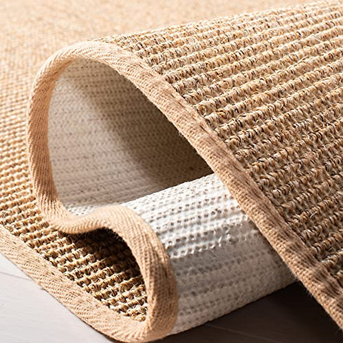 MARTHA STEWART Collection by SAFAVIEH 9' x 13' Beige MSR9501B Farmhouse Sisal & Jute Area Rug