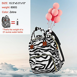 HABOPET Diaper Bag Backpack Multi-Function Baby Bag With Large Capacity and Insulated Pockets Diaper Backpack Organizer Bag for Mom/Dad, Black