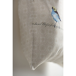 Maison d' Hermine Tote Bag 100% Cotton Reusable Grocery Bag for Work Beach Travel Shopping Lunch Perfect for Gifts Men Women (Birdies On Wire)