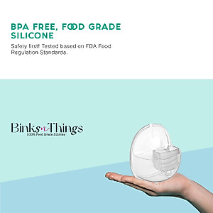 Wearable Breast Pump Accessories Replacement Parts Flange 24mm, 2 Duckbill Valves, Silicone Diaphragm, Milk Collector Cup Compatible with MOMMED, Mumgaroo, Besrey S21