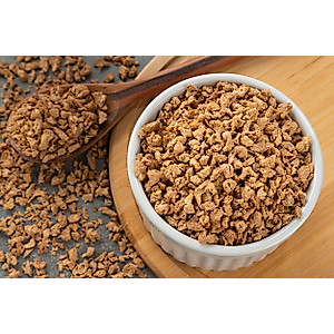 Textured Vegetable Protein (TVP), 1 lb. Bag, Natural Plant Based Vegan Protein Chunks, Non-GMO and Gluten Free Crumbles, Cholesterol Free by Amazing Chiles