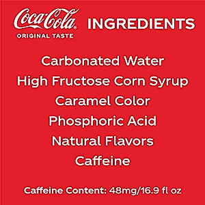 Coca-Cola, Soda Soft Drink, 16.9 oz (pack of 6)