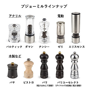 Peugeot Nancy Pepper Mill, 8.67in, Transparent