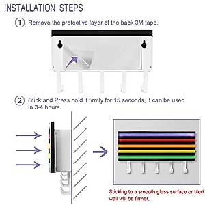 Colorful Horizontal Lines Striped Pattern with Black Background Mail Holder Organizer and Key Hooks PU Front, Self Adhesive Key Rack with 5 Hooks Perfect for Entryway, Hallway，Bathroom ，Kitchen