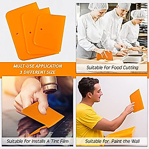 Frienda Body Filler Spreaders Automotive Body Fillers Plastic Auto Spreader Auto Body Spreader for Applying Fillers Putties Glazes Caulks and Paint (15, 3 Sizes)