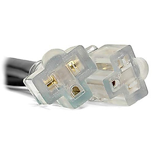 WEN PC3352 3 Feet 10-Gauge SJTW Generator Extension Cord Splitter, Black