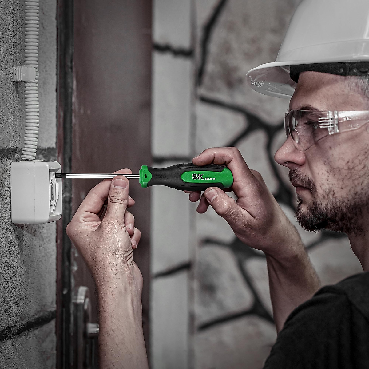 SK 7-Piece Magnetic Screwdriver Set, Includes Slotted/Phillip/Star Screwdrivers, S2 Steel, SureGrip Handle