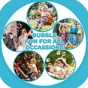 TOY Life 3 Pack Bubble Guns for Kids Outdoor Game for Kids Bubble Machine Bubble Maker Bubbles for Toddlers with Bubble Solutions Automatic Bubble Blaster Gun Bubble Toys Kids Outdoor Activity