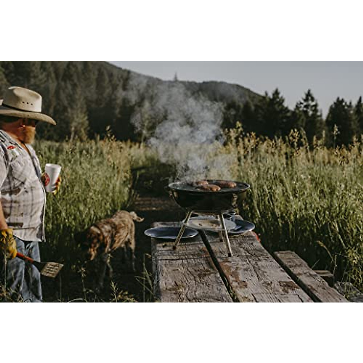 Gas One Charcoal Grill – 14-inch Portable – Barbecue Grill with 3-Point Locking Lid for Heat Preservation – Dual Venting System – Small Charcoal Grill for Backyard, Camping, Boat