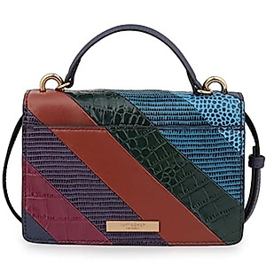 Kurt Geiger Women’s Shoreditch Small 1963 Mixed Animal Print Leather Crossbody