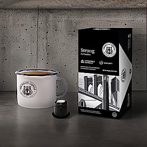 BREWKLYN COFFEE for Nespresso Original Machine 120 pods Certified Genuine Espresso Variety Pack Pods Compatible with Nespresso Original (Strong)