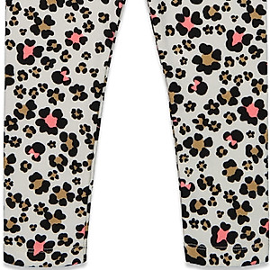 Disney Minnie Mouse Toddler Girls T-Shirt and Leggings Outfit Set Dark Pink 3T