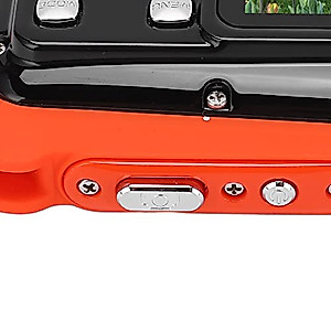 Children Digital Camera, Waterproof ABS Kids Camera Compact Safe for Toy for Gift(Black)