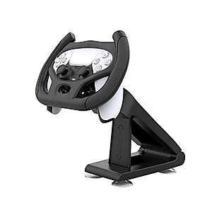 ZOAONWKS Game Racing Wheel stand for PS5 Controller stand steering wheel P5 joystick steering wheel holder Steering Wheel Mount Bracket