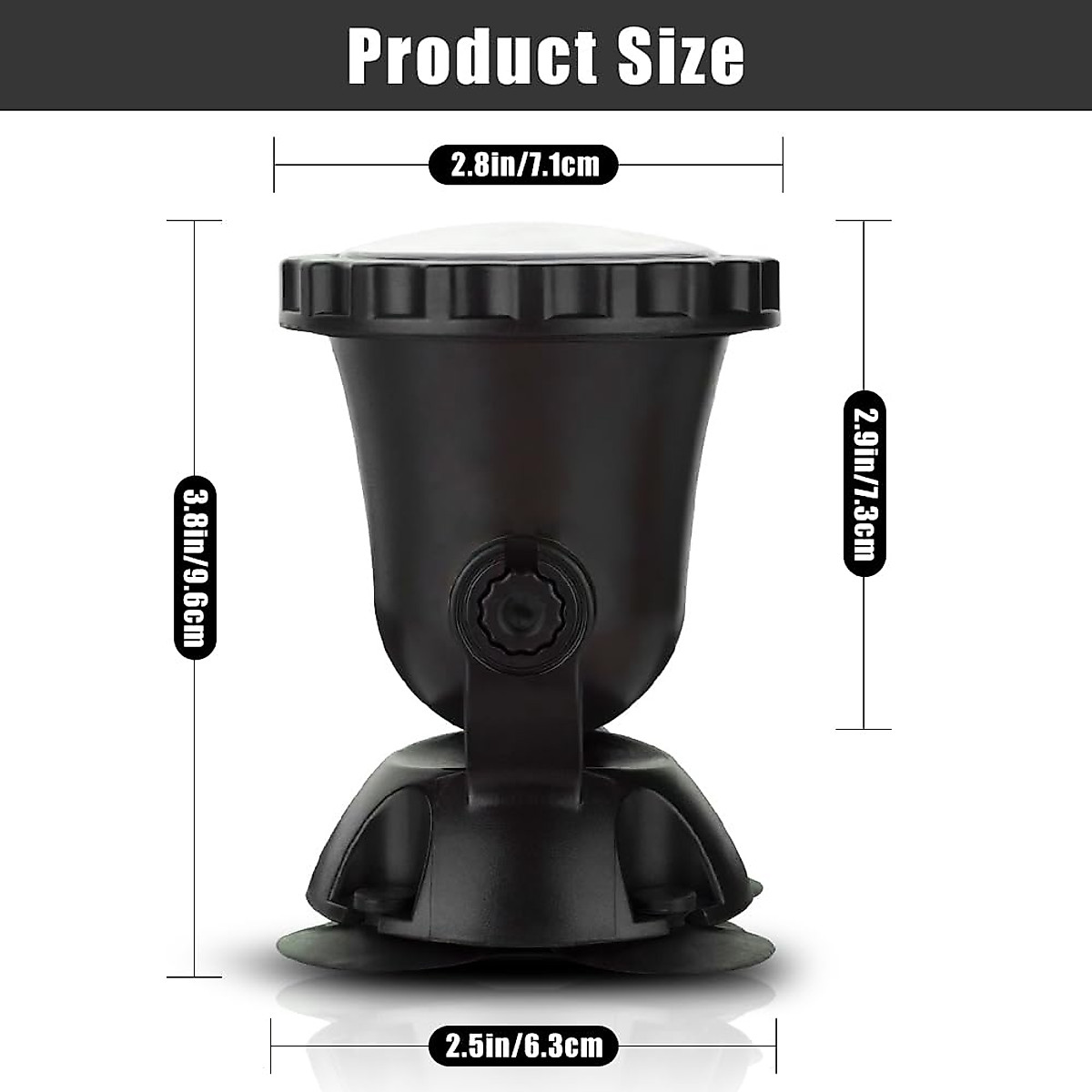 SOAMOEU Set of 4 RGB Color Changing Spotlights, Pond Lights LED Underwater Fountain Lights, IP68 Waterproof Diving Lights, Brightness, Color Changing Speed ​​Adjustable, Base with Suction Cup