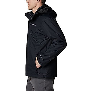 Columbia Men's Tunnel Falls Interchange Jacket, Black, Large