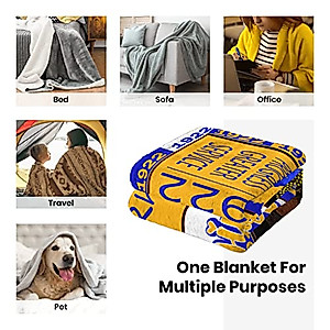 Nine City Sigma Gamma Rho Sorority Blanket for Women - 40''x50'' Throw Gift with 1922 Poodle and African American Design for Her or Girlfriends, Sigma Gamma Rho Gifts