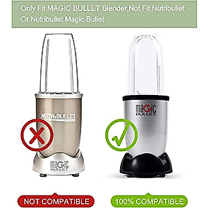 (Pack of 2) Cross Blade Blender Magic Bullet Replacement Parts Compatible with 250-watt Magic Bullet MB1101 Series Blender, Juicer and Mixer