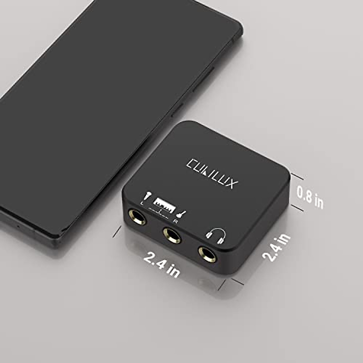 Cubilux USB C to Guitar Adapter, Type C to Bass Guitar/Keyboard/Digital Piano Converter Compatible with iPhone 15+/15 Pro Max, iPad Pro/Air 5 4, Samsung S24/S23/S22/S21, Tab S8/S7/S6, Pixel 8/7/6 Pro