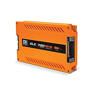 Electra 1-Ch. Vehicle Audio Bass Amp - 8800WRMS D Class High-Powered Mono Bass Amp w/Subsonic & Low Pass Filters Stable @ 1 Ohm, LED Indicators, Sound Specialization, Orange - BANDA 8K81OHMORANGE