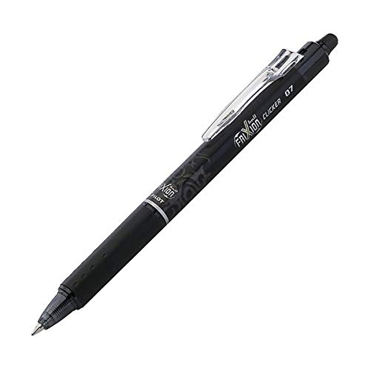 PILOT FriXion Clicker Erasable, Refillable & Retractable Gel Ink Pens, Fine Point, Black Ink, 3 Count (Pack of 1) (31464)