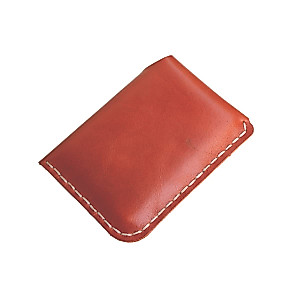 Handmade Minimalist leather Card Case Wallet Front Pocket Card Holder card pack organization…