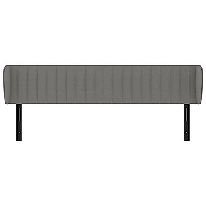 Penau Headboard with Ears Dark Gray 72"x9.1"x30.7"/34.6" Fabric Transform Your Bedroom Aesthetic Classic Design, Modern Comfort