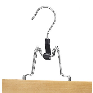 Whitmor GRADE A Natural Wood Slack Hangers (Set of 5)