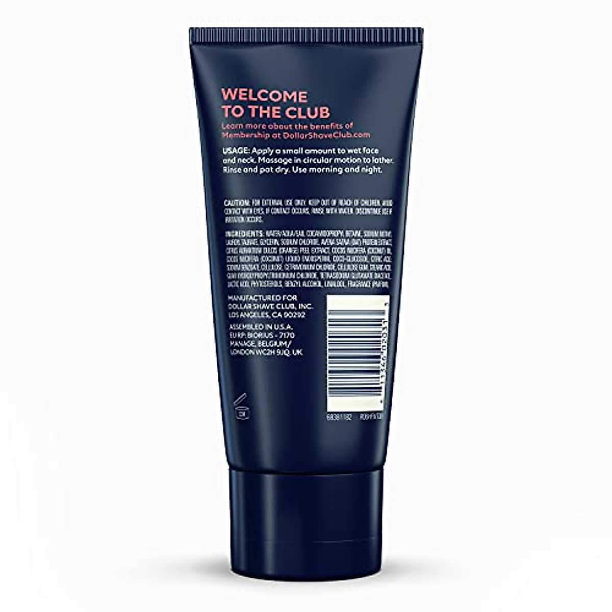 Dollar Shave Club Post Shave Cream for Rich Hydration Suitable for Sensitive Skin 3.4 oz