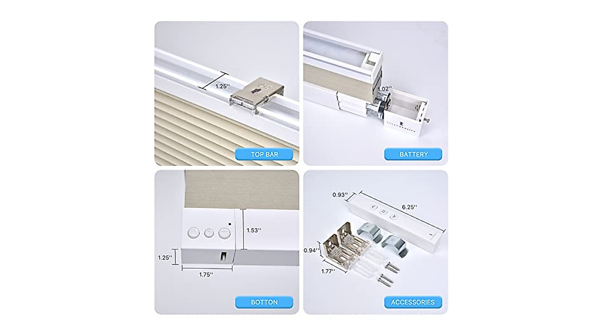 THIRDREALITY ZigBee Smart Motorized Blackout Blinds
