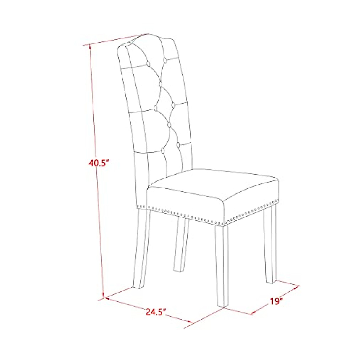 East West Furniture HBEL5-LWH-07 5 Piece Kitchen Table & Chairs Set Includes a Round Dining Room Table with Pedestal and 4 Gray Linen Fabric Parson Dining Chairs, 42x42 Inch, Linen White