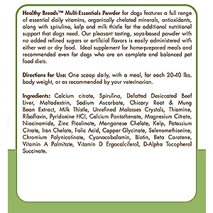 Healthy Breeds Yorkshire Terrier Multi-Essentials Powder for Dogs - an Ideal Supplement of Vitamins, Minerals & Antioxidants for Your Dog - 8 oz