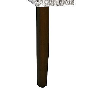 HomePop Parsons Classic Upholstered Accent Dining Chair, Single Pack, Light Grey