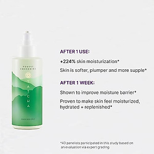 TATCHA Forest Awakening Hinoki Body Milk: Lightweight Milky Lotion to Renew Dry Skin, 132ml | 4.5 fl oz