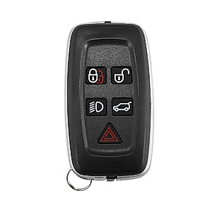 X AUTOHAUX Car Replacement Key Fob Shell Case Black for Land for Rover 2010 2011 2012 2013 2014 2015