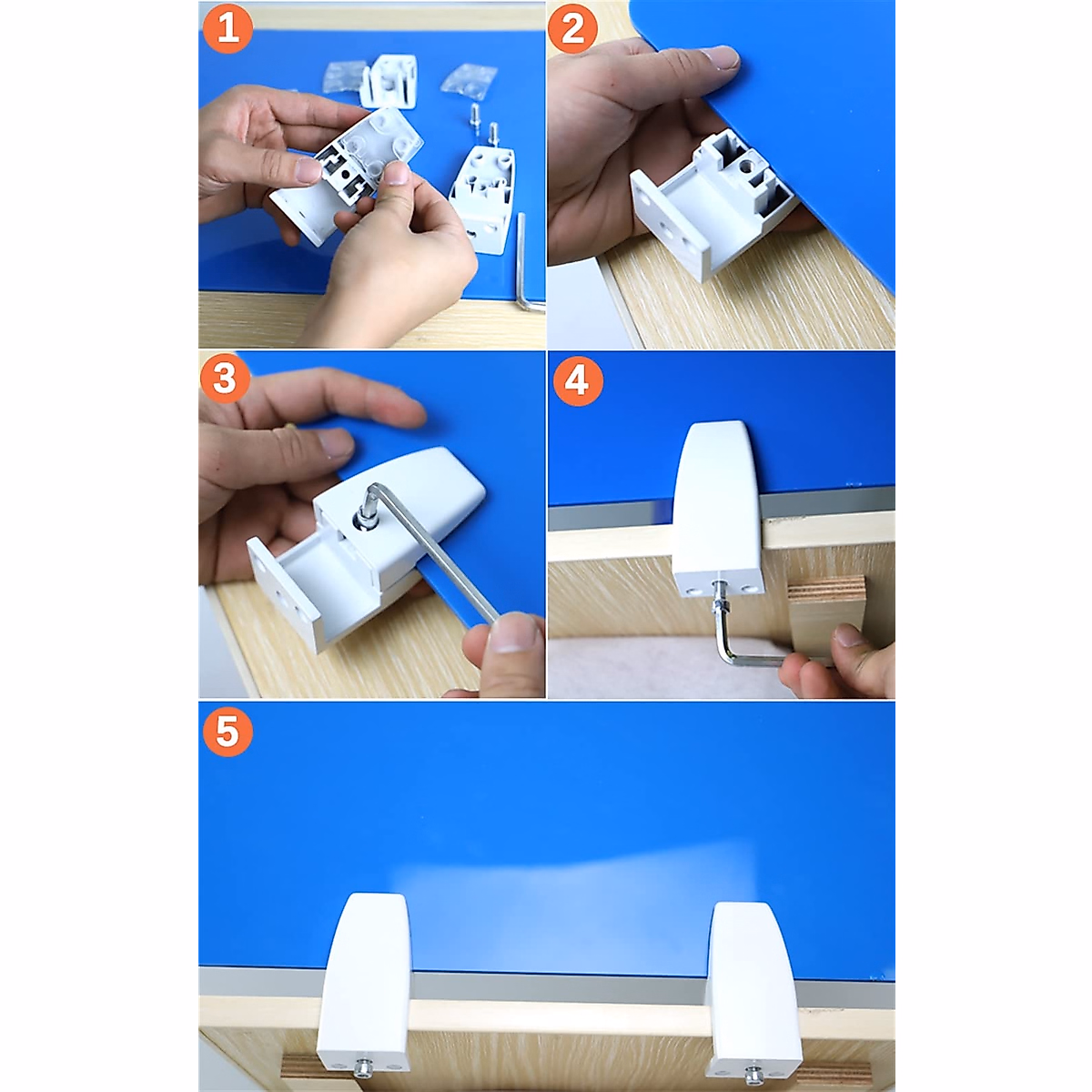 Icegrey Desk Divider Privacy Panel Removable Acrylic Desk Partition Board with Clips for Student Call Centers Offices Braries Classrooms Library, Transparent, 12x40
