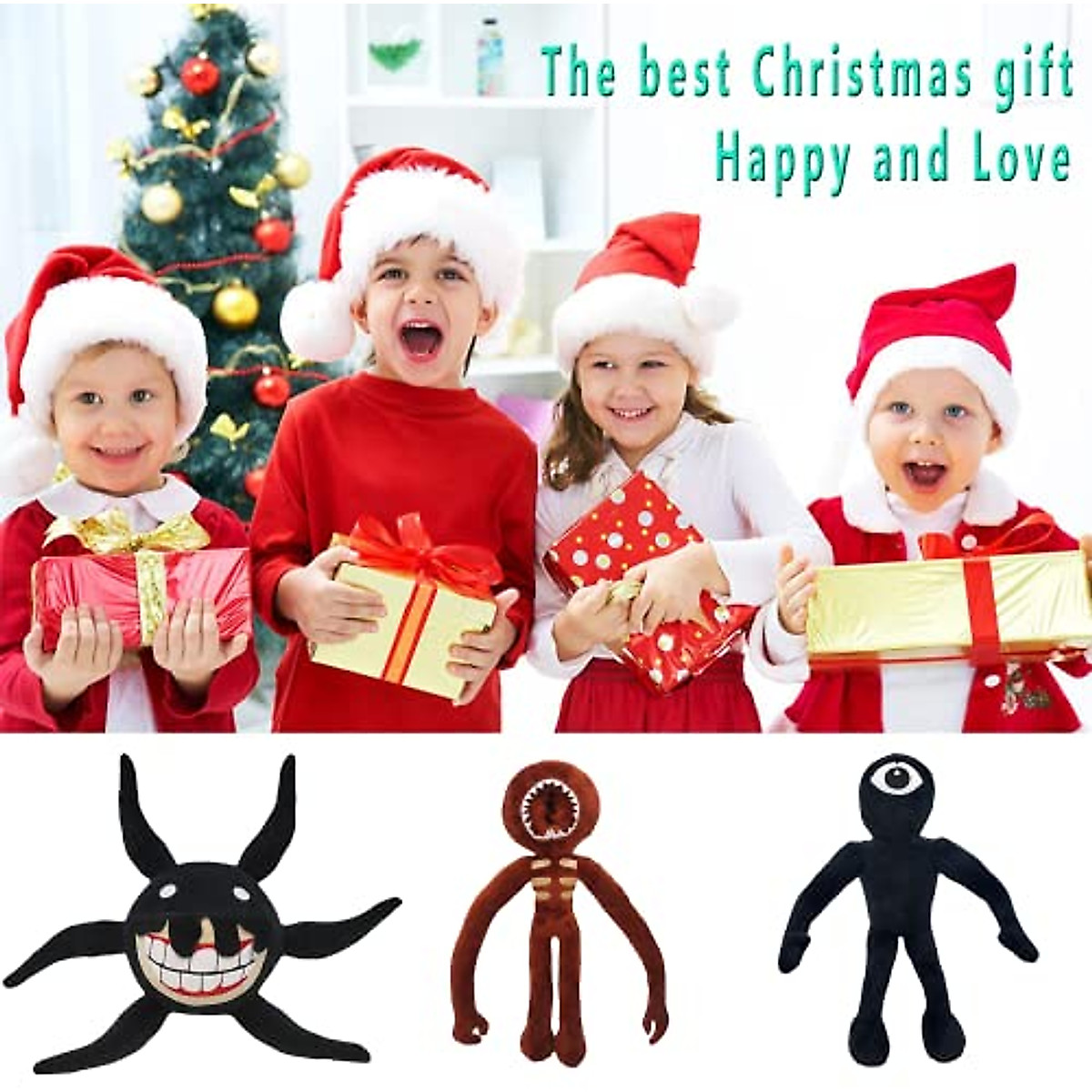 IVCSATB Doors Plush Toys, Monster Horror Game Plush, Stuffed Animals, Gifts for Game Fans Children and Adults, Christmas Birthday Party Gift, Seek Figure Screech (Door-5)