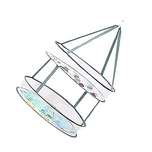 Zerodeko 2pcs Foldable Laundry Rack Dish Drying Rack Large Collapsible Drying Rack for Clothes Sweater Hanging Dryer Clothes Dryer net Foldable Clothes Drying Rack mesh Basket Dryer